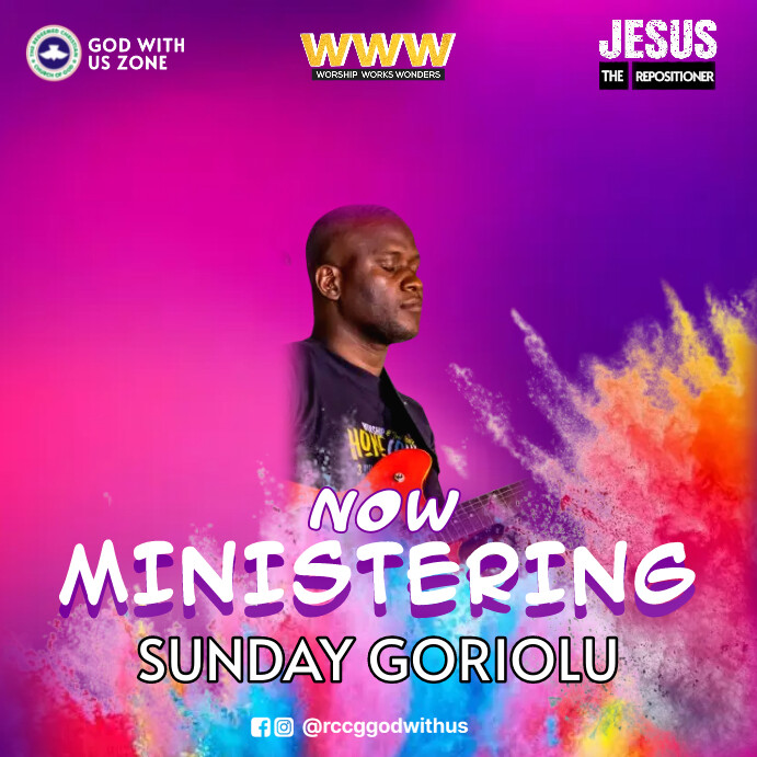 WWW NOW MINISTERING Template | PosterMyWall