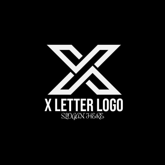 X LETTER LOGO Template | PosterMyWall