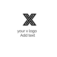 X logo design| Company logo Template | PosterMyWall
