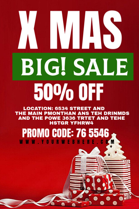 x mas sale Template | PosterMyWall