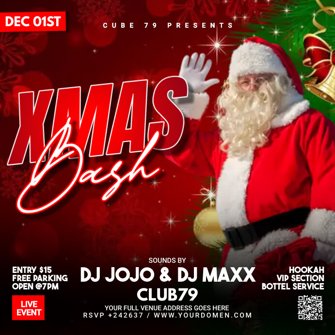 Copy of Xmas Bash | PosterMyWall