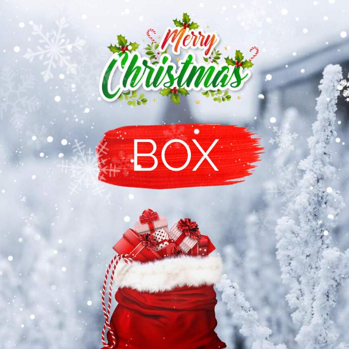 Xmas Box Template | PosterMyWall