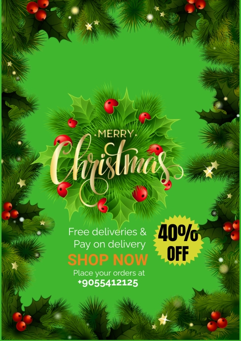 xmas Template | PosterMyWall