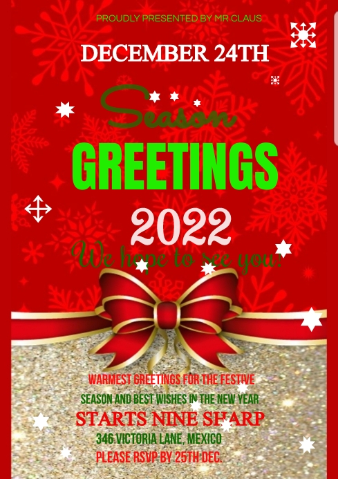 Xmas Template | PosterMyWall