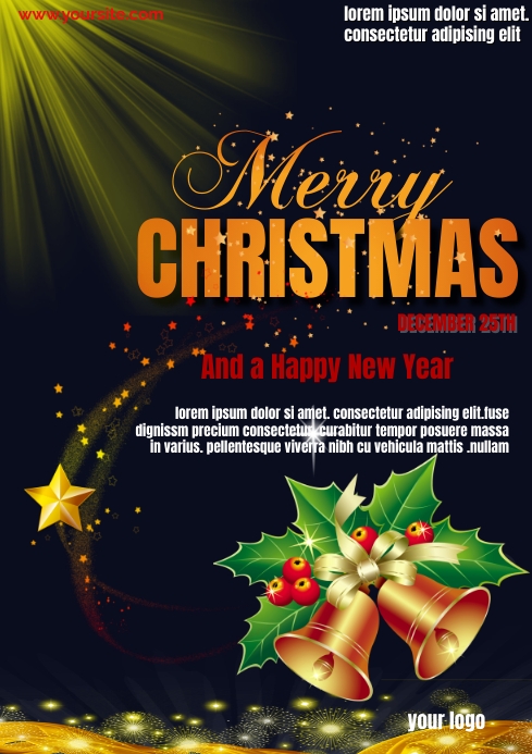 Xmas flyer Template | PosterMyWall