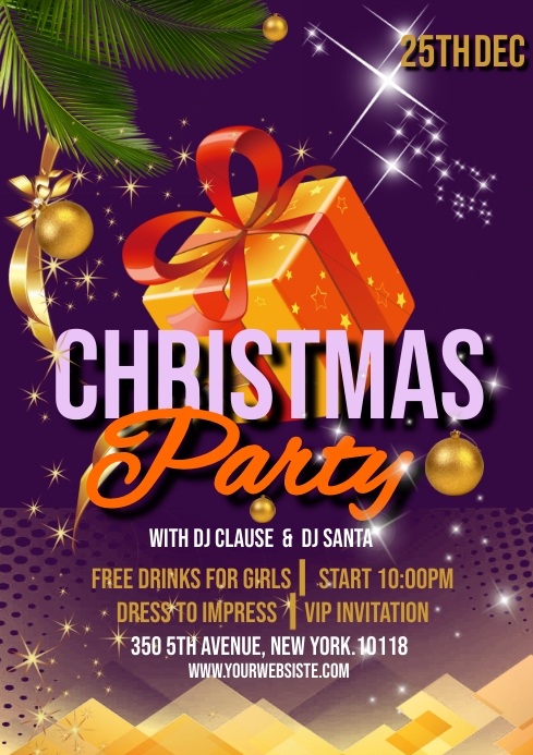 Xmas flyerss Template | PosterMyWall