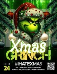 Xmas Grinch Template | PosterMyWall