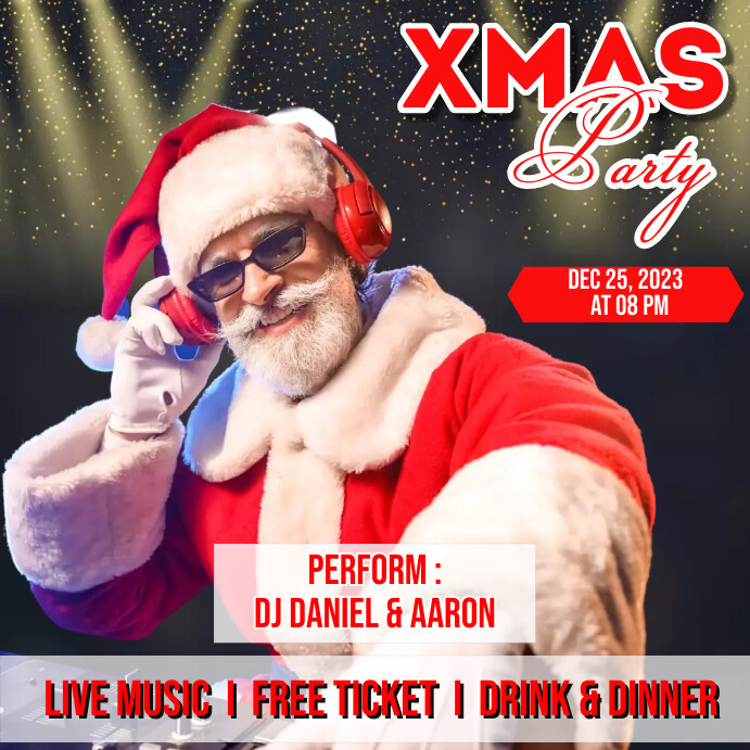 XMAS Party Template | PosterMyWall