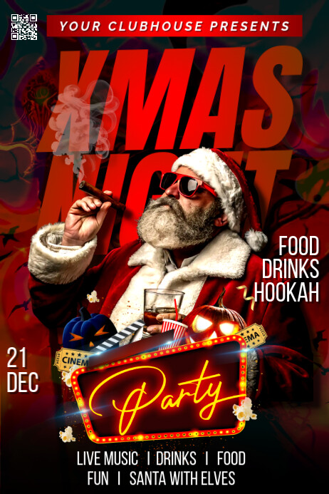 XMAS PARTY Template | PosterMyWall
