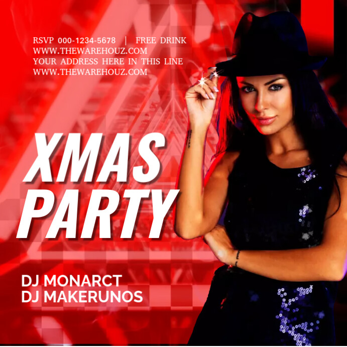 Xmas Party Template | PosterMyWall