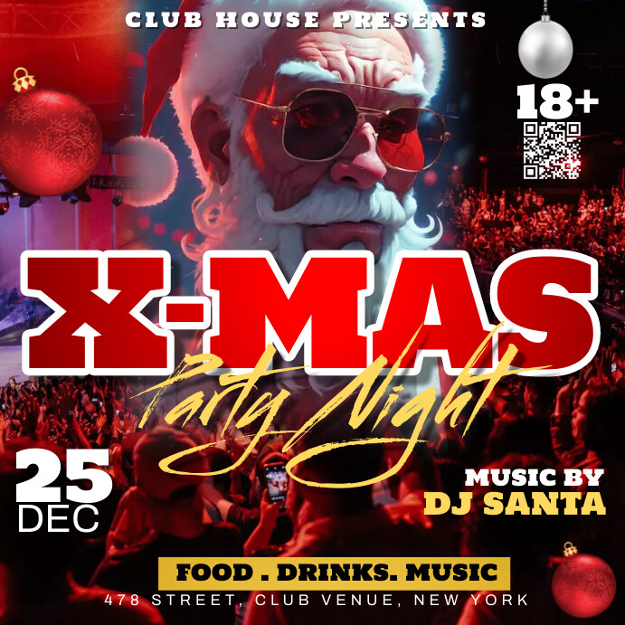 xmas party Template | PosterMyWall