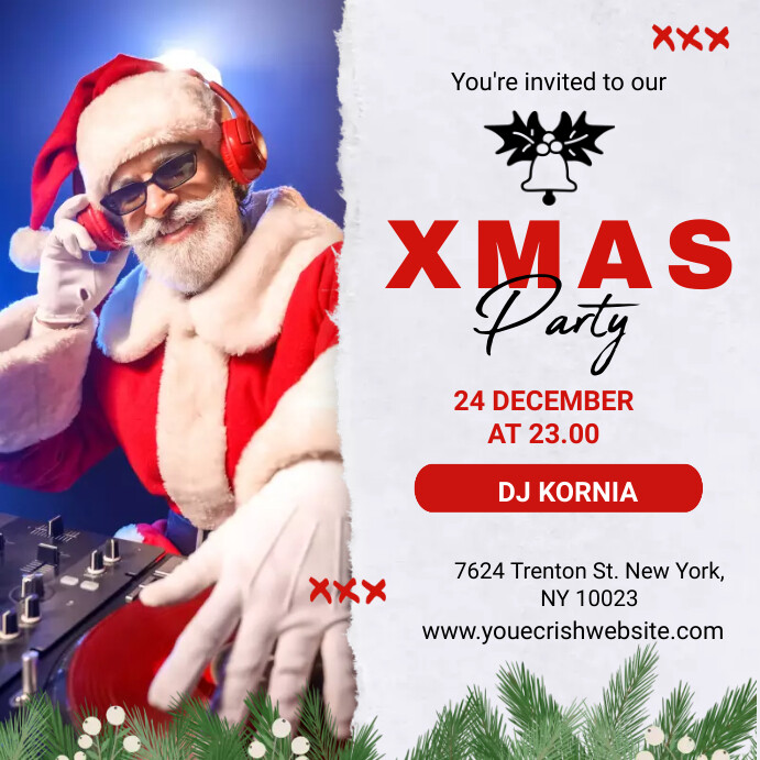 xmas party Template | PosterMyWall
