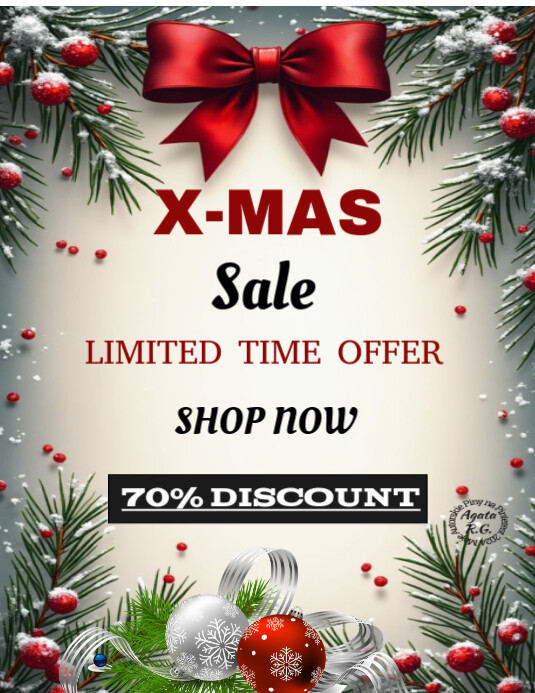Copy of XMAS SALE POSTER | PosterMyWall