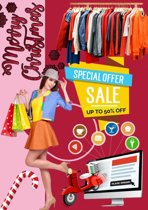 Xmas sales Template | PosterMyWall