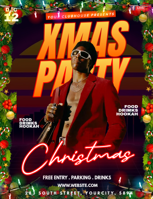 XMAS TEMPLATE | PosterMyWall