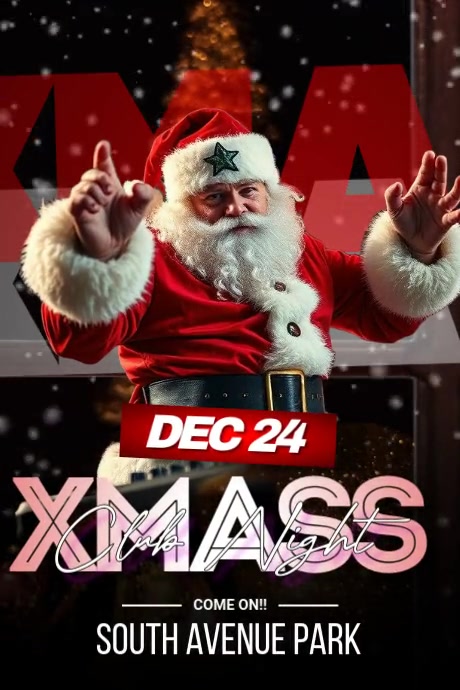 Xmass Party Template | PosterMyWall
