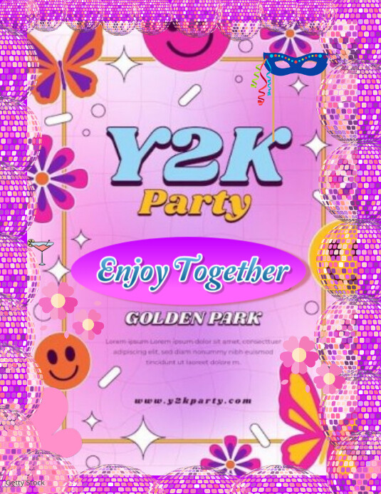 Y2k party flyer Template | PosterMyWall