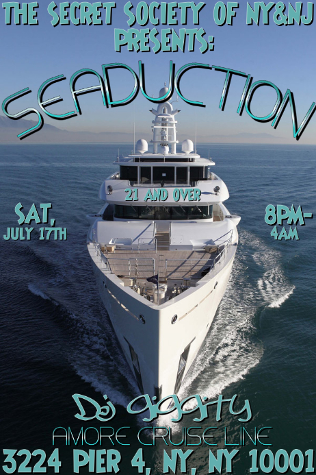 BOAT PARTY Template | PosterMyWall