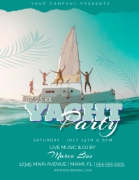 Yacht Party Flyer Template | PosterMyWall