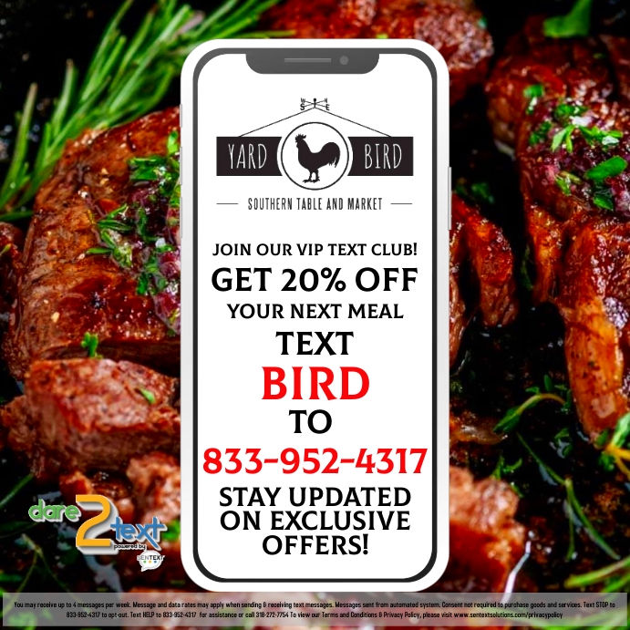 YARD BIRD IG POST Template | PosterMyWall