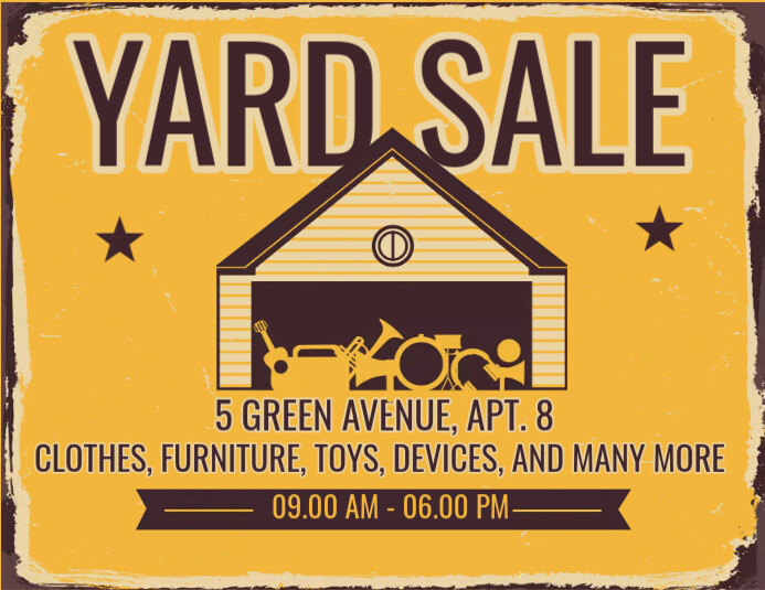 Yard Sale Flyer Template | PosterMyWall