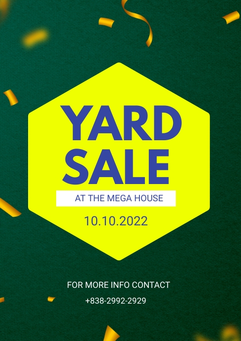 Yard Signs Template | PosterMyWall