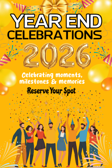 Year end celebrations Template | PosterMyWall
