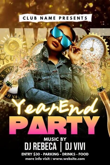 Year End Party 2025 Template | PosterMyWall