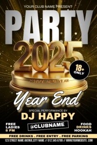2025 Year End Party Template | PosterMyWall