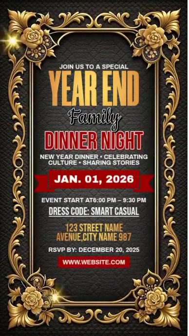 Year End Party Template | PosterMyWall