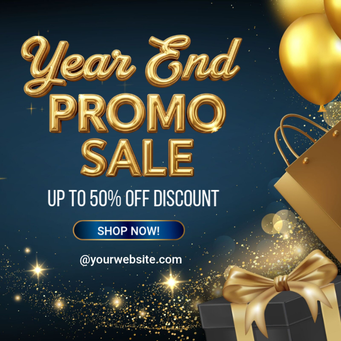 Year End Promo Sale Template | PosterMyWall