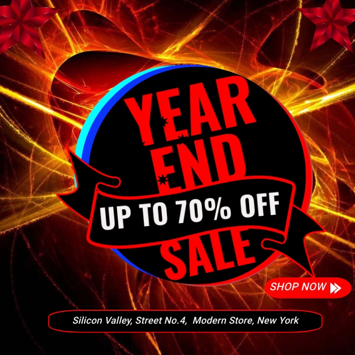 Year end sale ad Template flyer | PosterMyWall