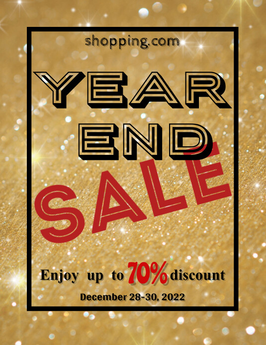 Year End Sale Template | PosterMyWall