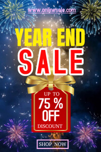End of the year sale Template | PosterMyWall
