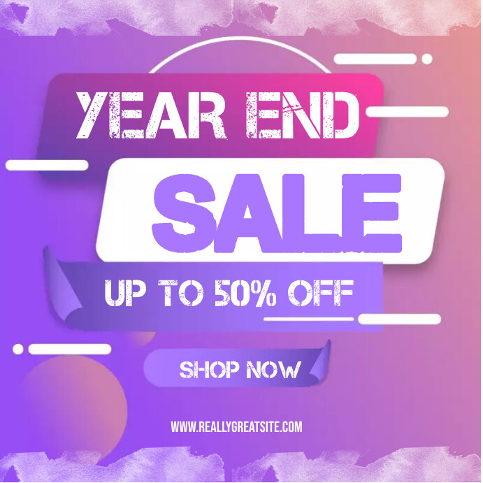 YEAR END SALE INSTAGRAM POST Template | PosterMyWall
