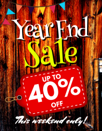 Year End Sale Flyer Template | PosterMyWall