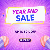 YEAR END SALES DISCOUNT Template | PosterMyWall