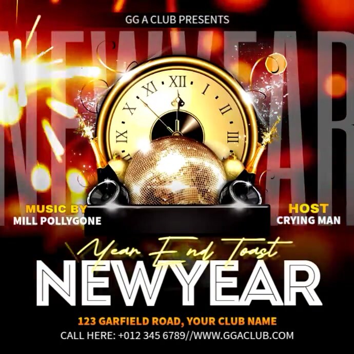 Year End Toast Templat | PosterMyWall