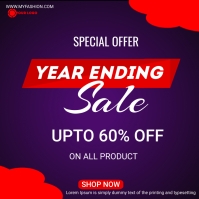 End Of Year Sale instagram post Template | PosterMyWall
