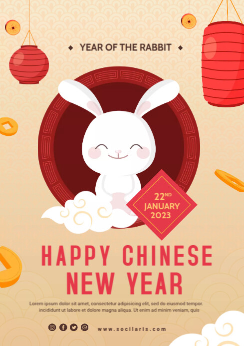 Copy of Year Of The Rabbit | PosterMyWall