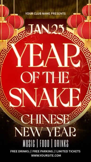 Year of the Snake Template | PosterMyWall