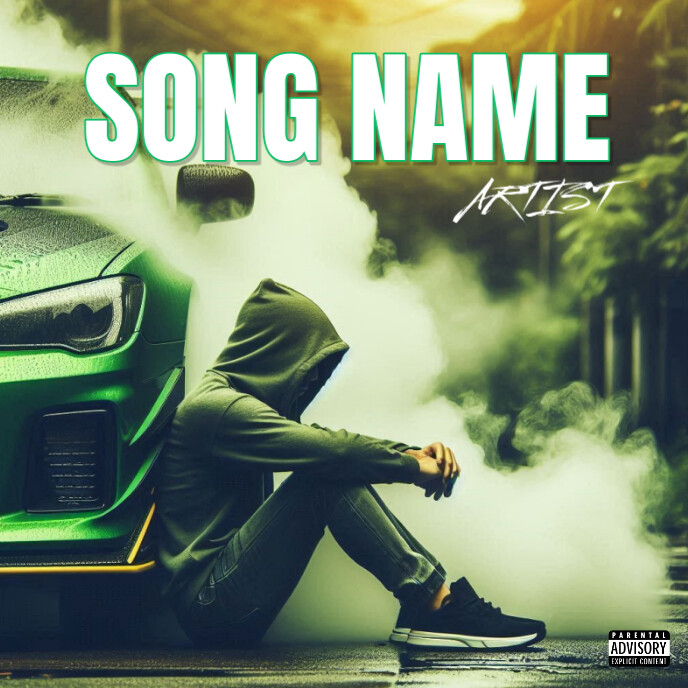 Modèle Yellow Alone Man Mixtape Album Cover | PosterMyWall