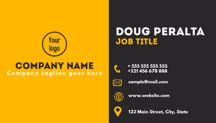 Name Card Template | Free Word Templates