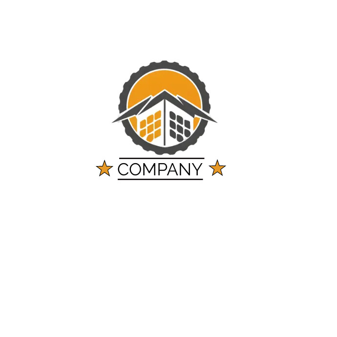 Yellow and black logo design template | PosterMyWall