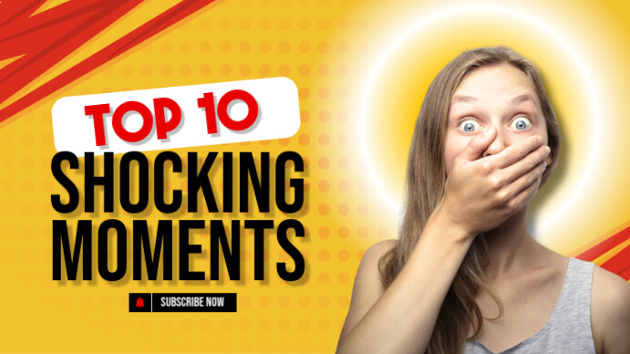 Yellow and Red Bright and Playful YouTube Thumbnail Template | PosterMyWall
