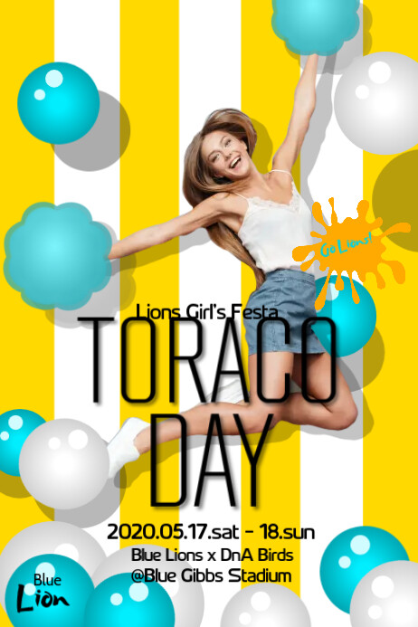 Yellow and White Event Poster Template | PosterMyWall
