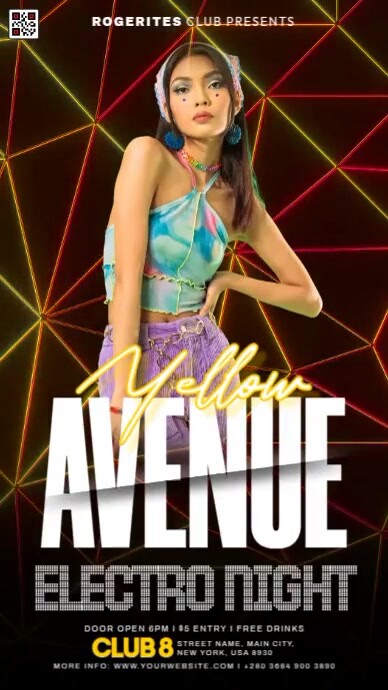 Plantilla de Yellow Avenue | PosterMyWall