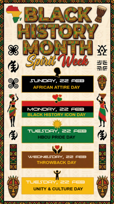 Plantilla de Yellow Black History Month Spirit Week Instagram Story ...