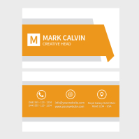 Company Business Calling Card Template | PosterMyWall