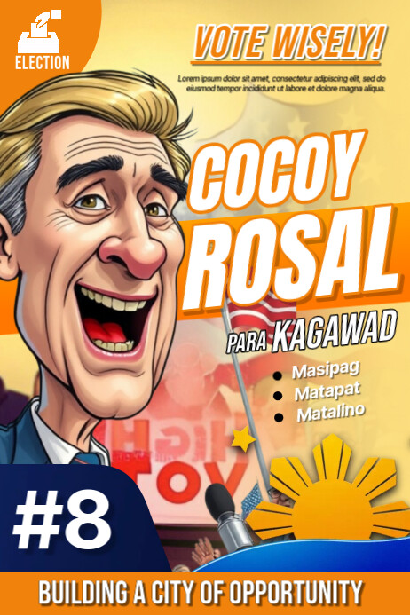 Yellow Campaign Poster Template | PosterMyWall